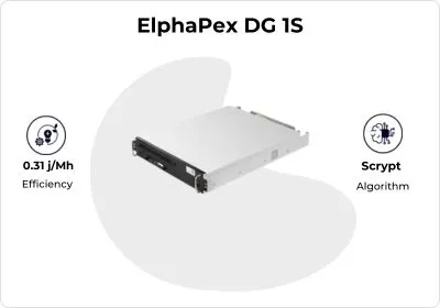ElphaPex DG 1S Dogecoin Miner - CryptoMinerBros