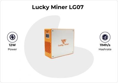 Lucky Miner LG07 11Mh/s Scrypt WiFi Dogecoin & Litecoin Miner ...
